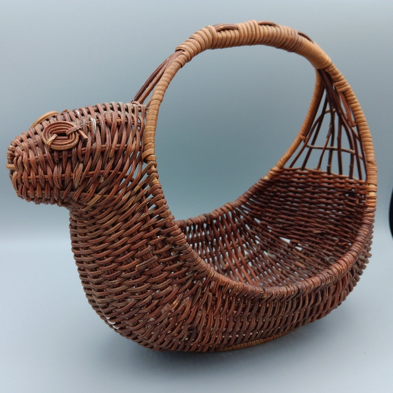 Wicker Bunny Rabbit - Etsy