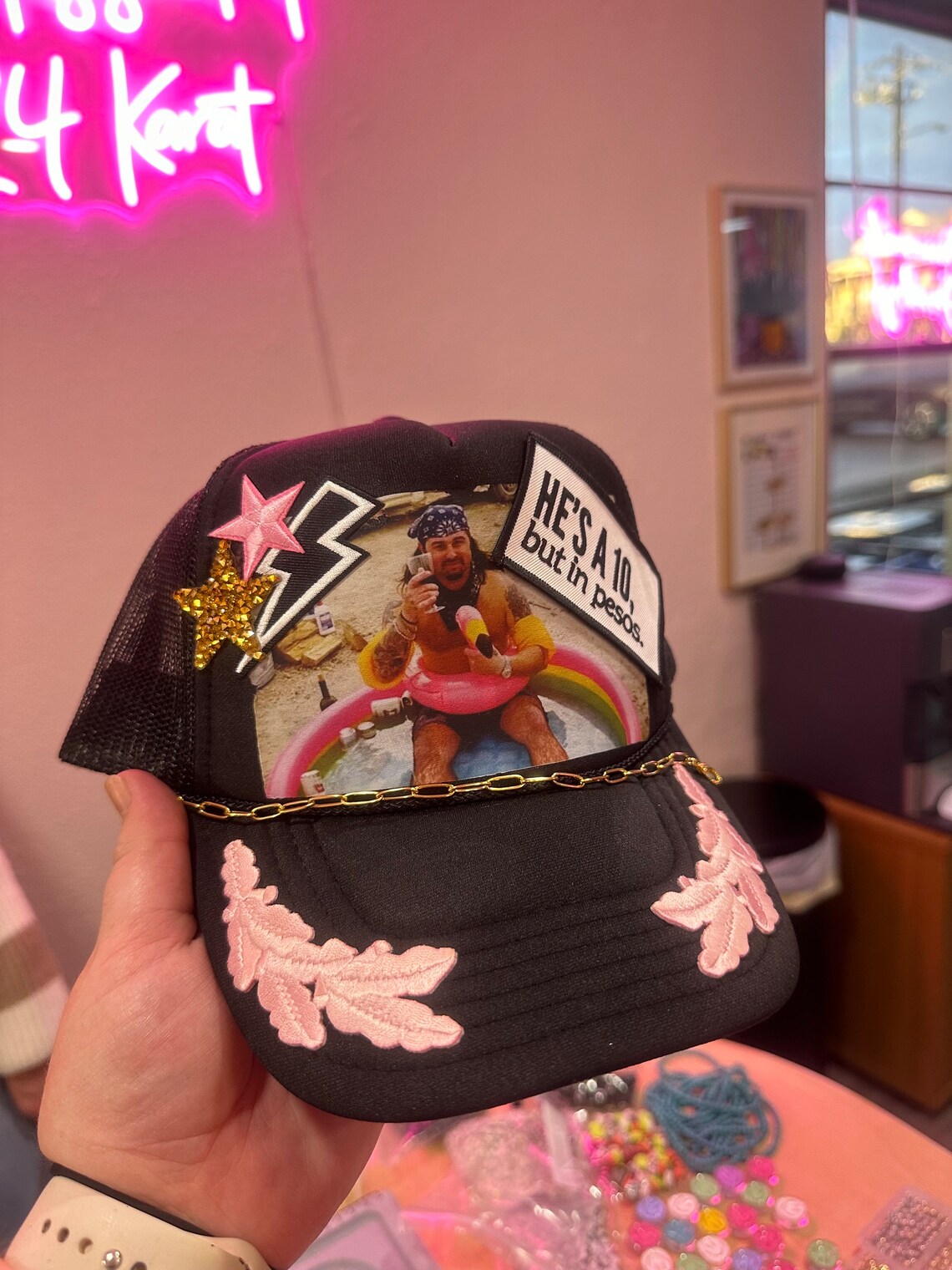 Koe Wetzel Hat, Texas Country Artist, Trendy Trucker Cap, He’s a 10 but ...