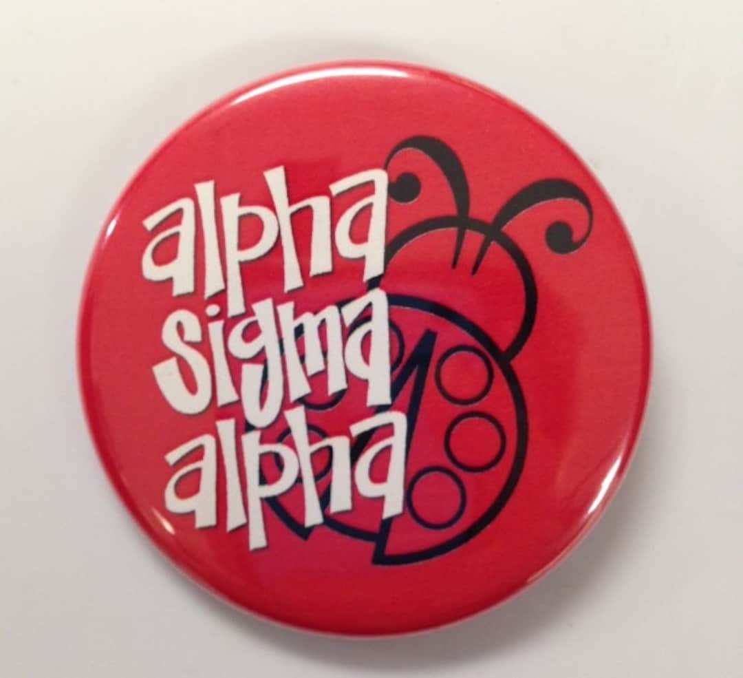 Alpha Sigma Alpha Mascot Button or Magnet - Etsy