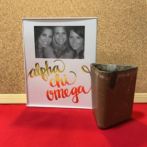 Alpha Chi Omega Handwriting Script Sorority Baseball Cap | Etsy