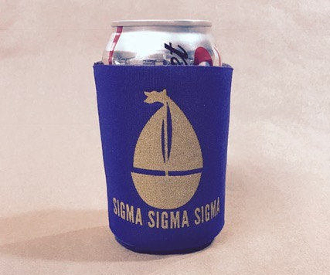 Sigma Sigma Sigma Printed Symbol Drink Huggie - Etsy