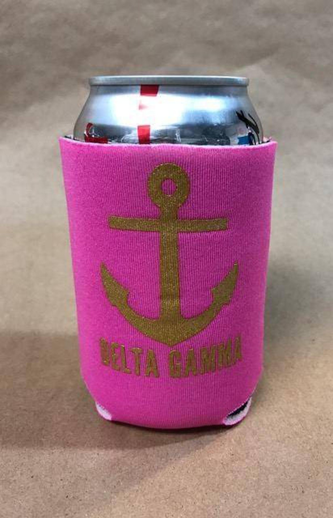 Delta Gamma Printed Symbol Drink Huggie - Etsy