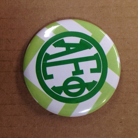 Alpha Epsilon Phi Chevron Monogram Button or Magnet | Etsy