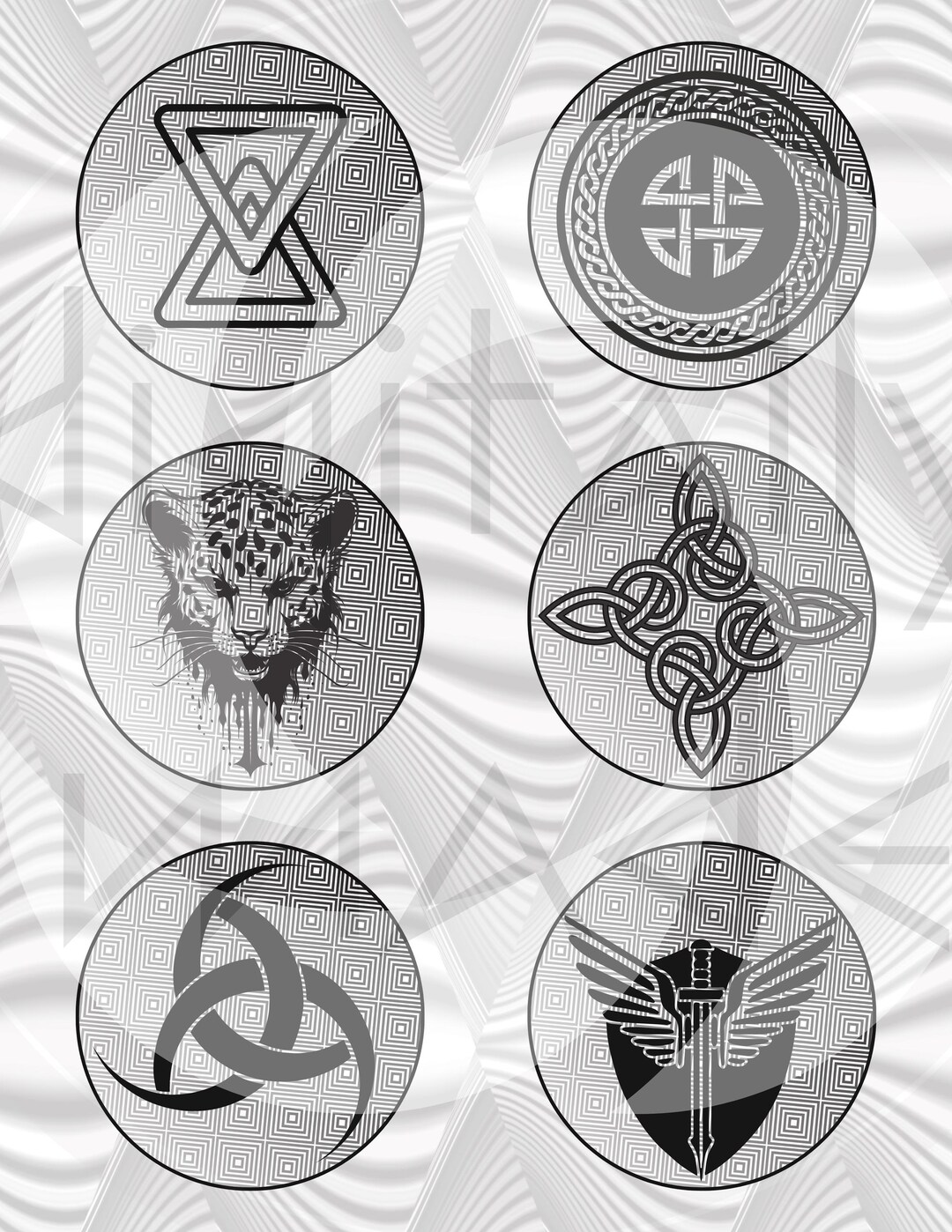 Stickers, Novelty Stickers,modern, Round Stickers, Minimalist Stickers ...