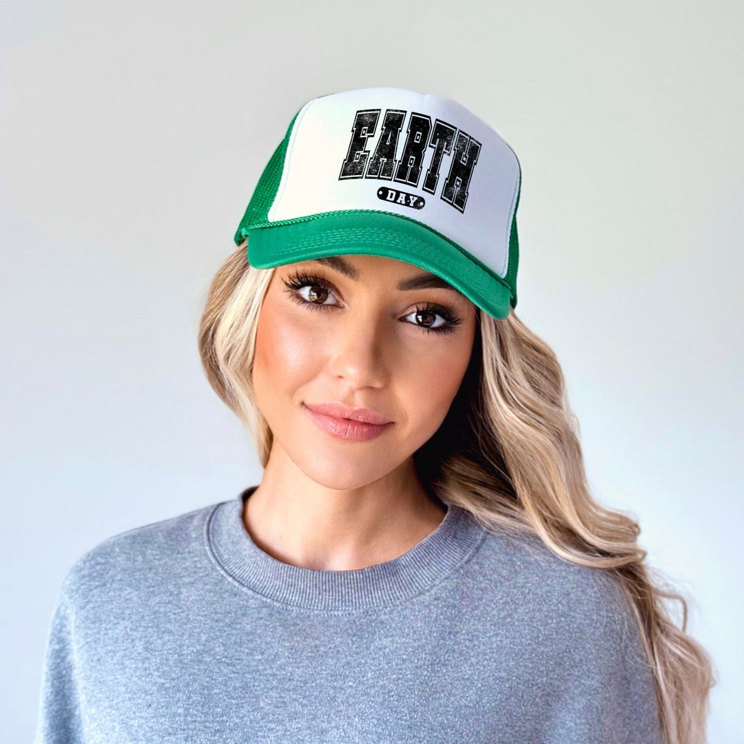 Earth Day Varsity Foam Trucker Hat Earth Day Hat Unisex Hat Women's Hat ...