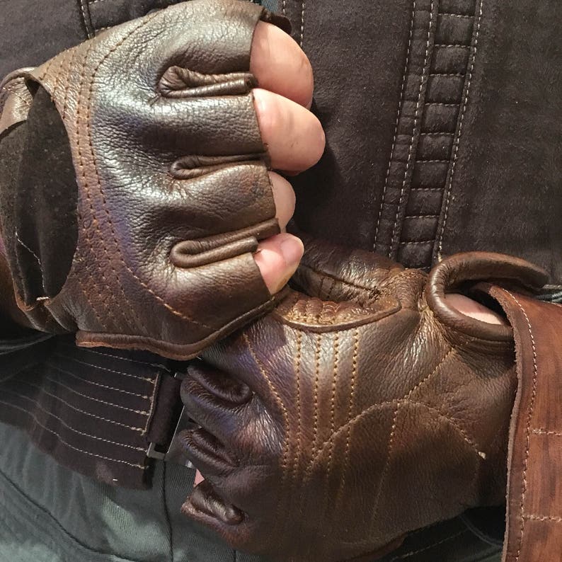 Custom Jyn Erso Rogue One Leather Gloves | Etsy