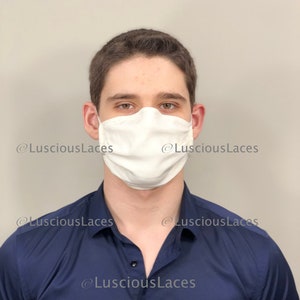 Face Mask Reusable Washable Cotton Two Layers With Built in Filter Not ...