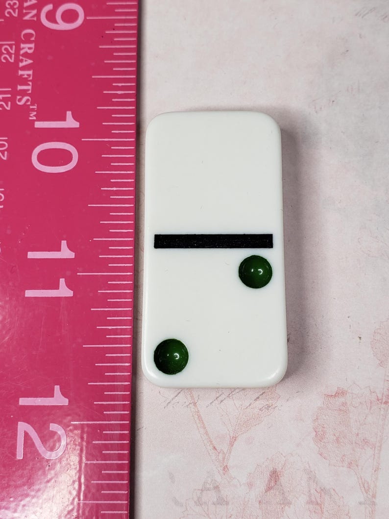 Altered Domino 50x25mm - Resin Jewelry Component - Bead Embroidery ...