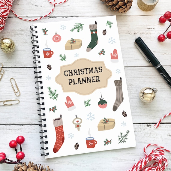 Christmas Planner Gift Tracker Stocking Stuffers Holiday - Etsy