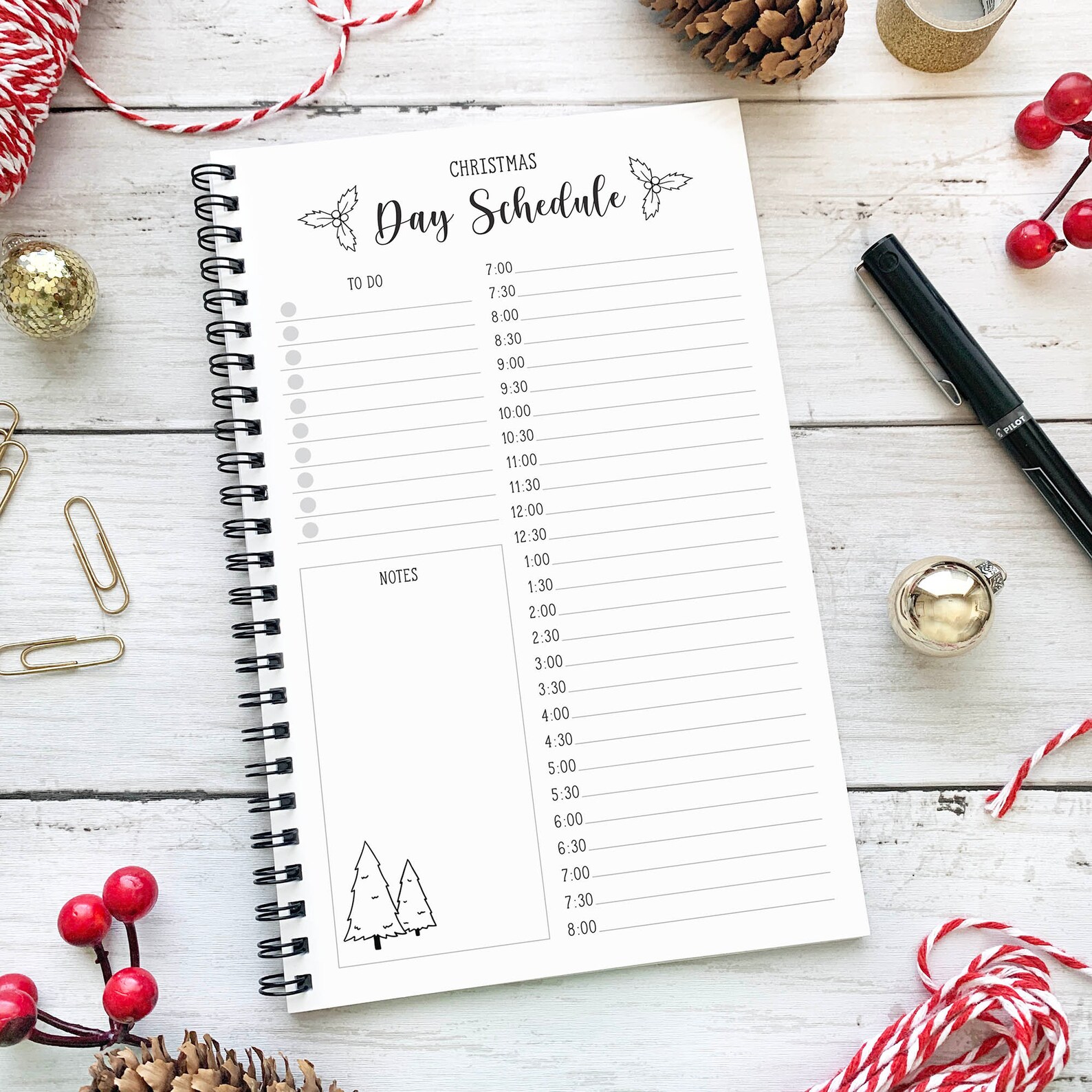 Christmas Planner Gift Tracker Stocking Stuffers Holiday - Etsy