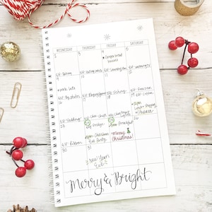 Christmas Planner | Gift Tracker, Stocking Stuffers, Holiday Planner ...