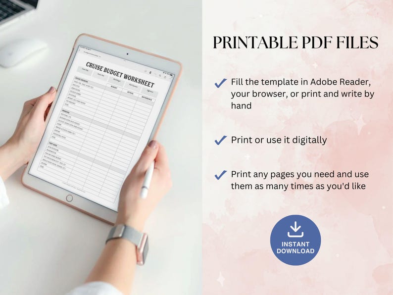 Printable Cruise Planner Bundle, Editable Cruise Schedule, Cruising ...