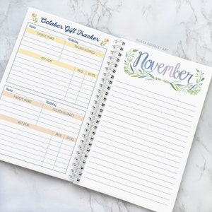 Birthday Gift Planner, Gift Tracker, Perpetual Calendar, Birthday ...