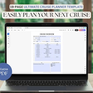 Ultimate Cruise Planner Bundle, Editable Cruise Schedule, Ink Saver ...