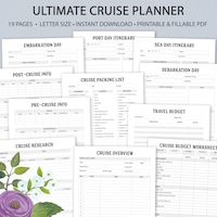 Vacation Budget Spreadsheet | Vacation Planner | Instant Download - Etsy