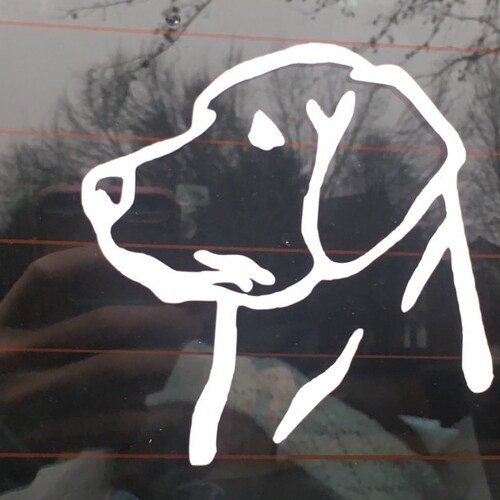 Labrador Retriever Dog Decal Wall Sticker - Etsy