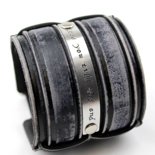 Leather Arm Cuff - Etsy