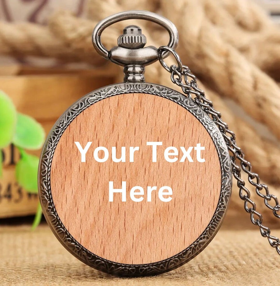 Engraved Pocket Watch, Men's Pocket Watch, Personalized Pocket Watch ...