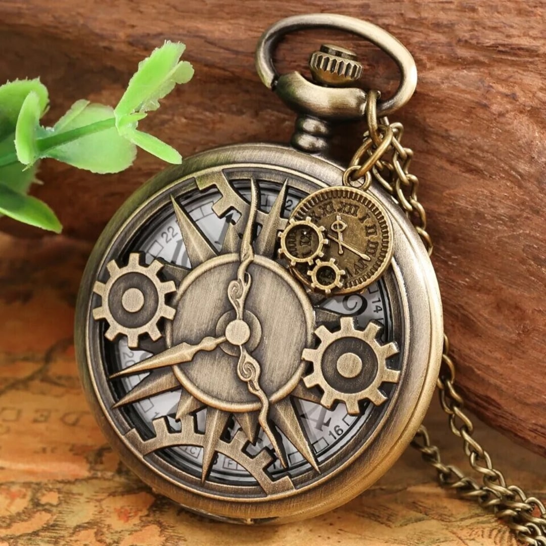 Steampunk Pocket Watch Vintage Style Pocket Watch Pocket - Etsy