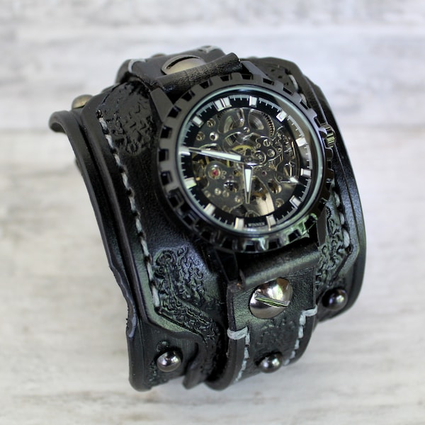 Wide Cuff Watch - Etsy