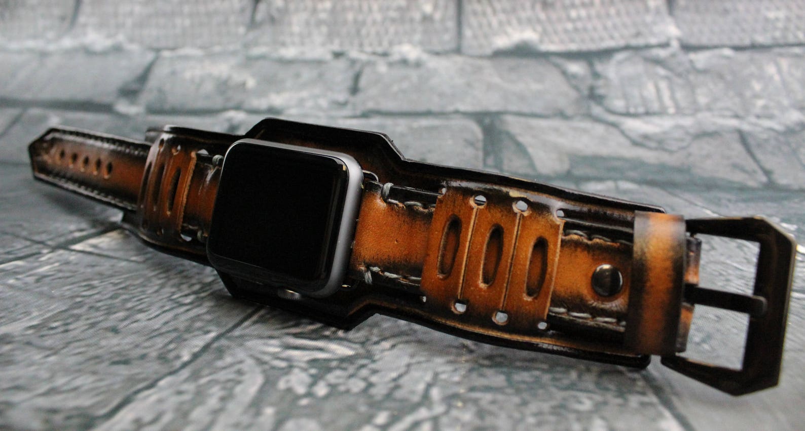 Brown Leather Apple Watch Band for Men's Leather Apple - Etsy
