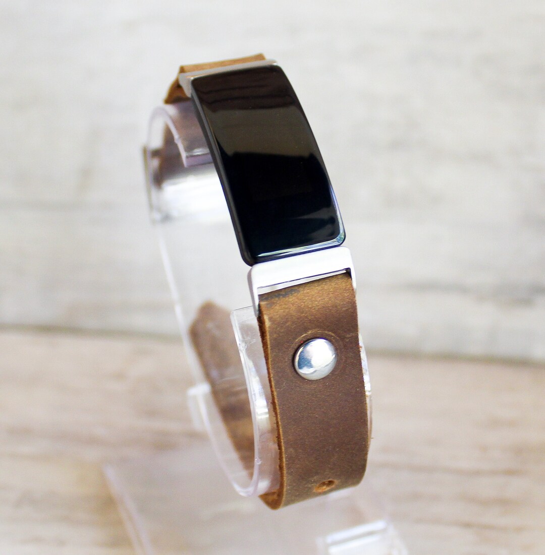 Fitbit Inspire 3/2/1/HR Band, Leather Fitbit Inspire Strap, Women ...