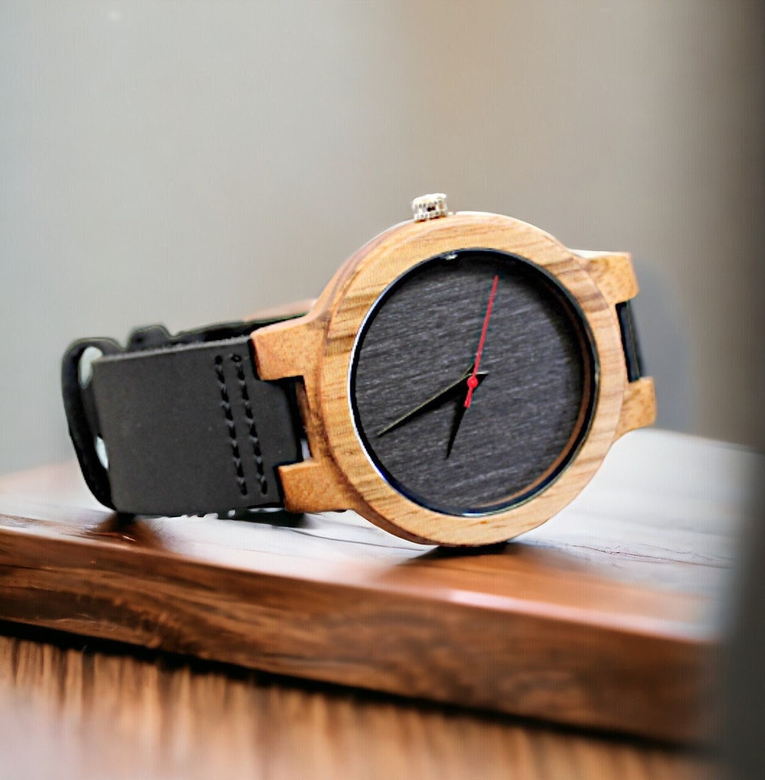 Engraved Wood Watch, Personalized Wooden Watches for Men, 5th ...