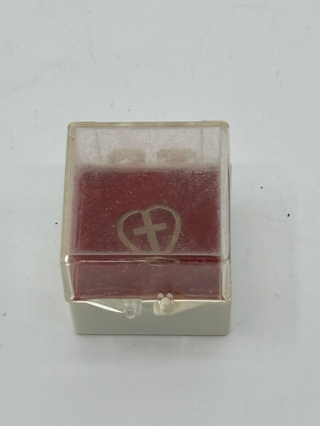 Vintage Christian Jesus Cross in Heart Tie Tack Gold Color - Etsy