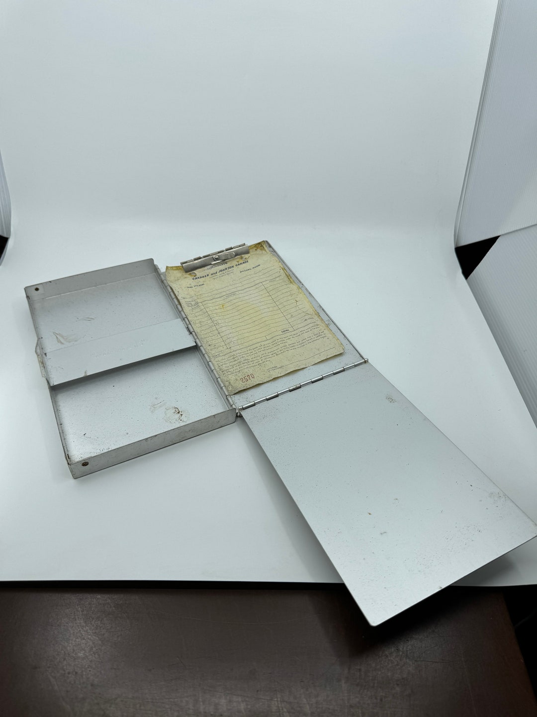 Vintage Honelite Deluxe Metal Mechanics Invoice Receipt Register ...