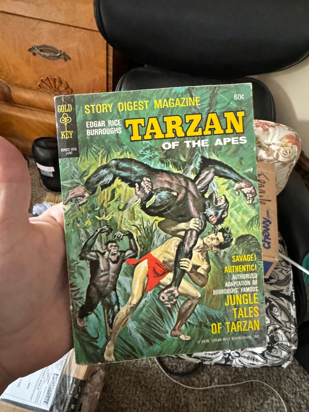 Tarzan of the Apes Story Digest Magazine June No. 1 Vol. 1: Jungle ...