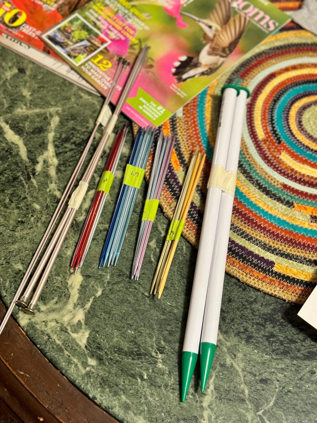 Vintage Stack of Metal and Plastic Knitting Crochet Needles - Etsy