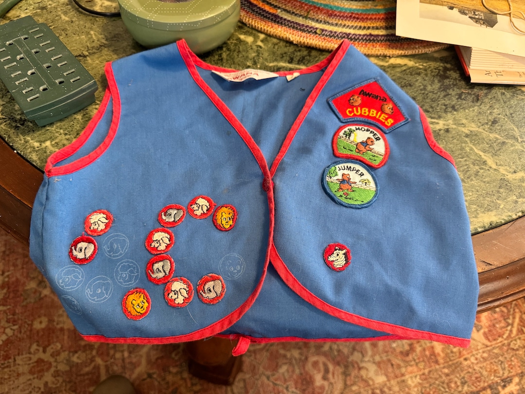 Vintage Awana Clubs Cubbies Vest With Patches Preowned - Etsy