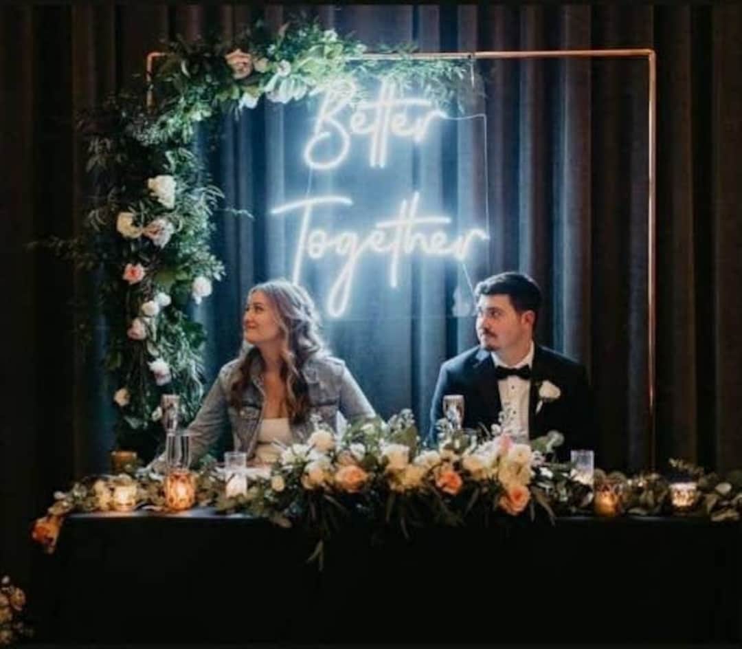 Wedding Neon Sign - Couples Name Sign - Custom Neon Sign - Livingroom ...