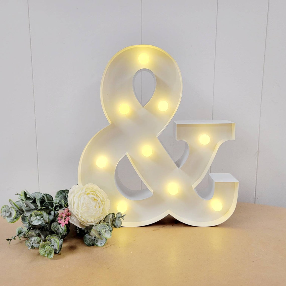 WHITE 12 Wedding Marquee Letter Light Light up Light - Etsy