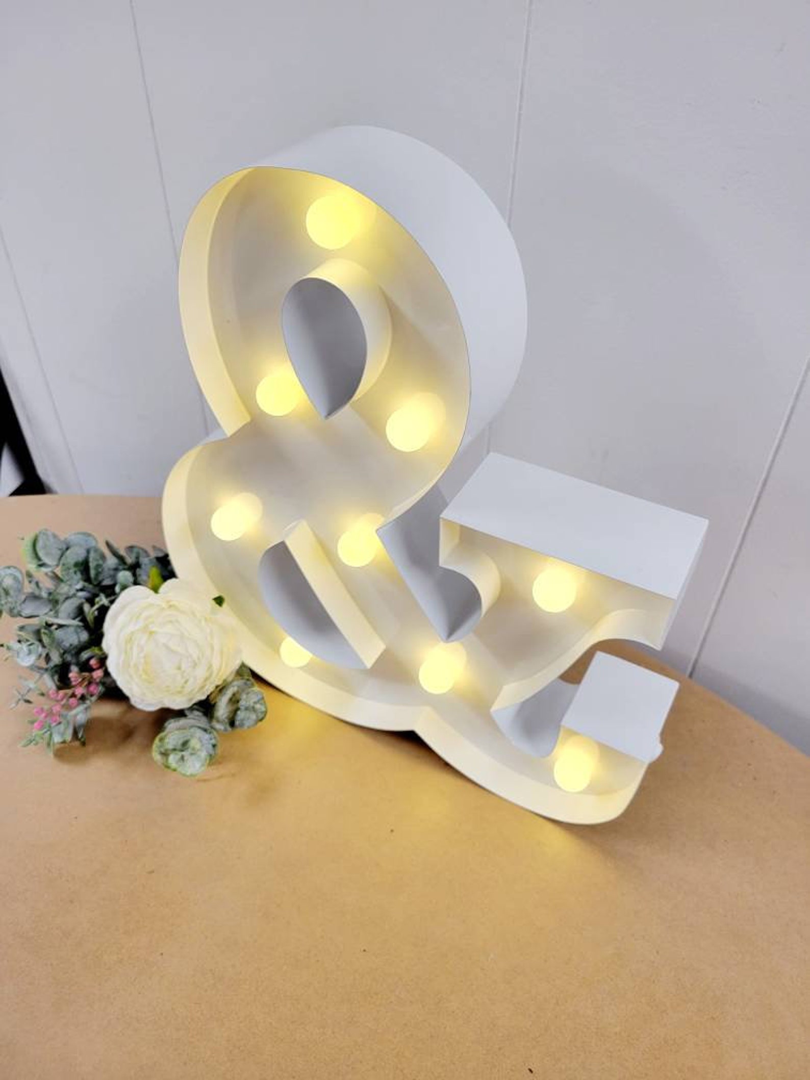 WHITE 12 Wedding Marquee Letter Light Light up Light - Etsy