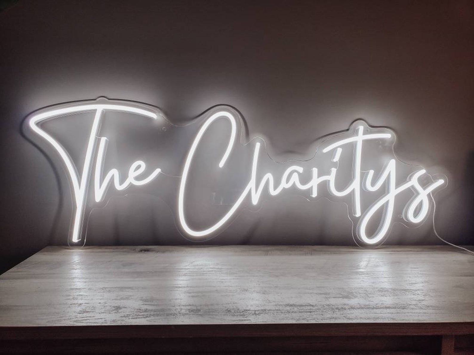 Custom Neon Sign White Wedding Neon Sign LED Neon Sign | Etsy