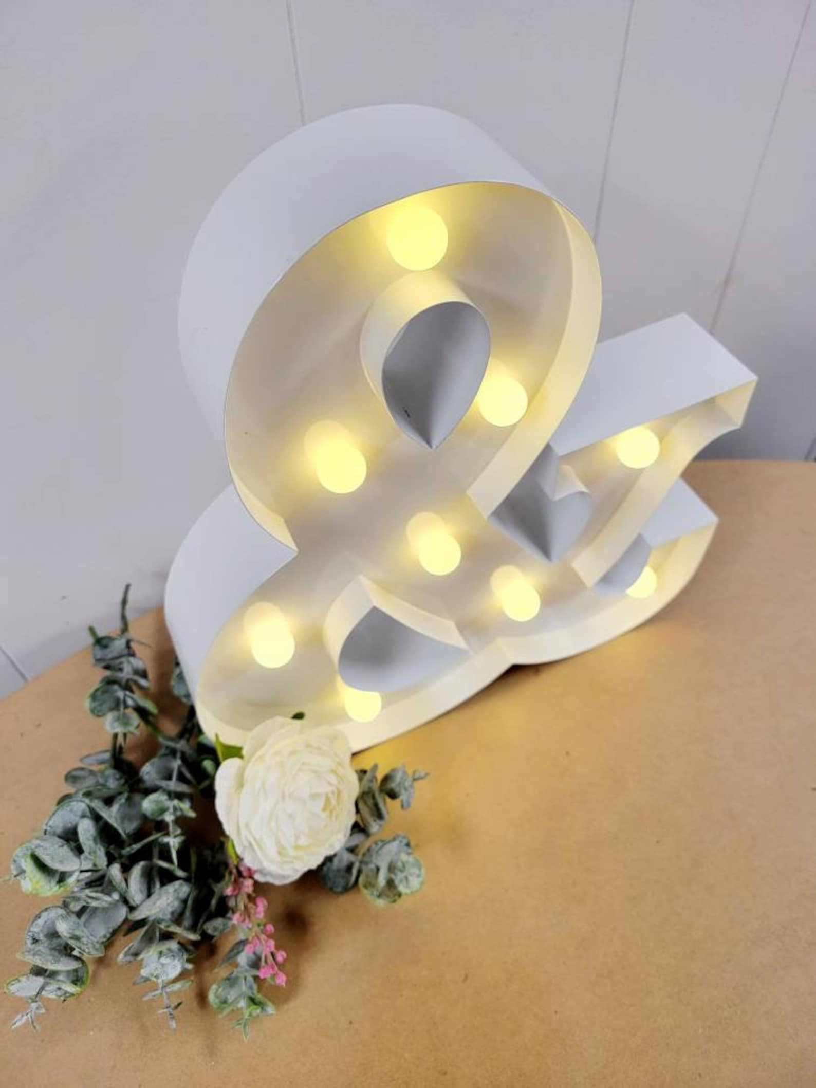 WHITE 12 Wedding Marquee Letter Light Light up Light - Etsy