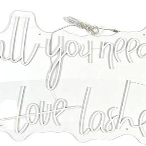 Esthetician Lash Decor | All You Need is Lashes | Salon Decor | LED ...