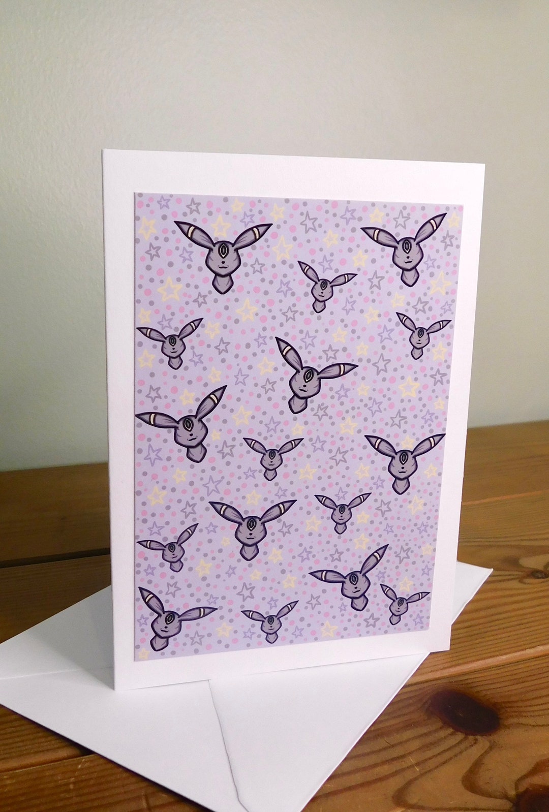 Umbreon Inspired Greetings Card Pokemon Inspired Birthday Card Geeky ...