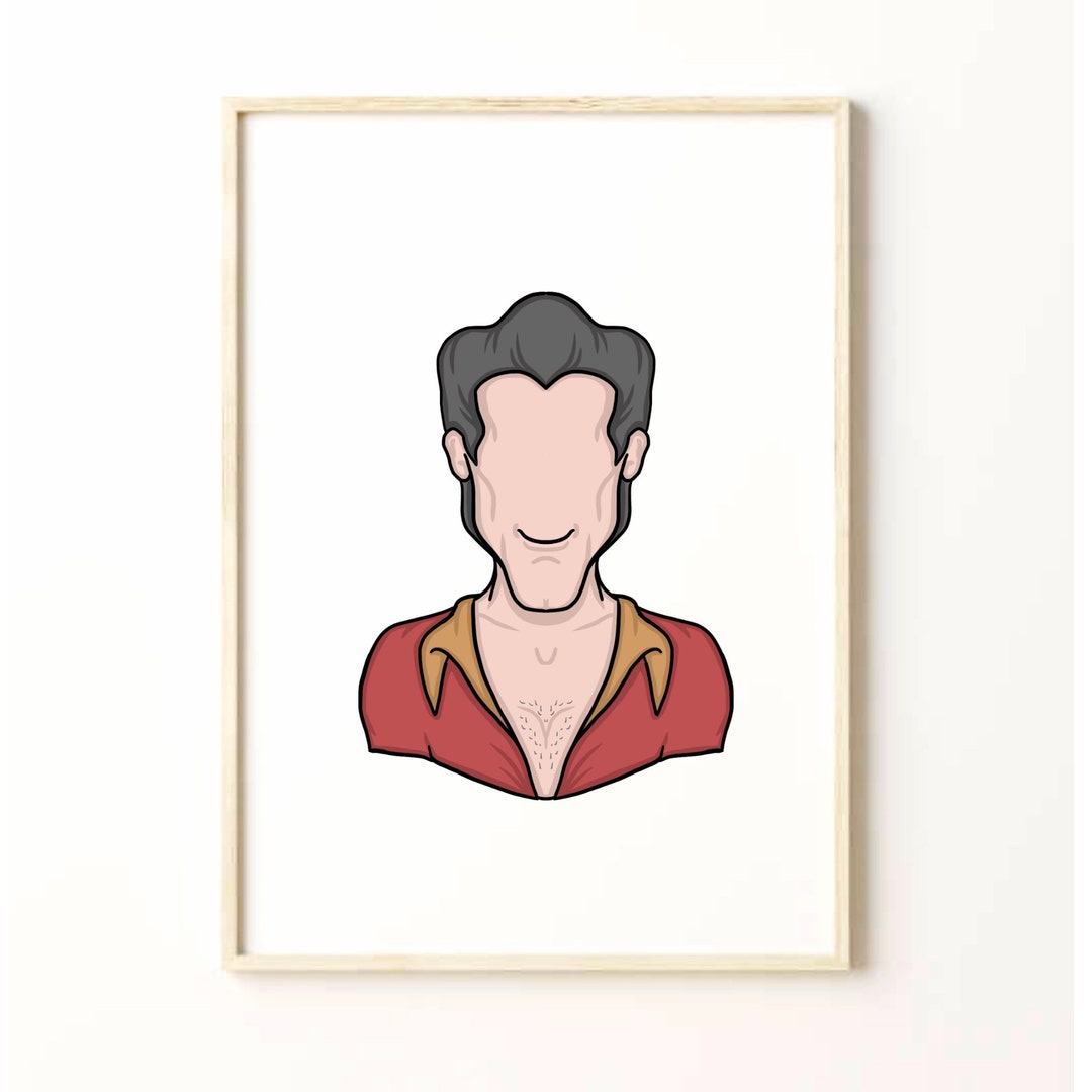 Gaston Print Disney Villain Print FRAME NOT INCLUDED - Etsy