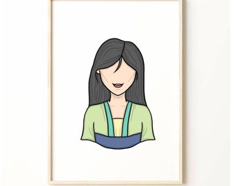 Mulan Frame - Etsy