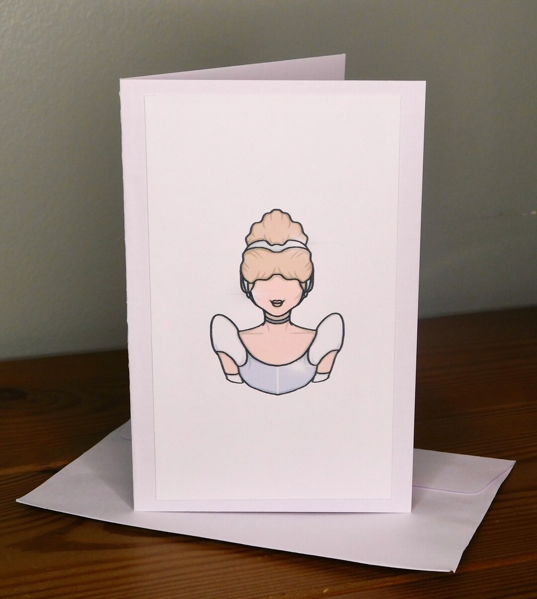 Cinderella Inspired Greetings Card Disney Inspired Card - Etsy