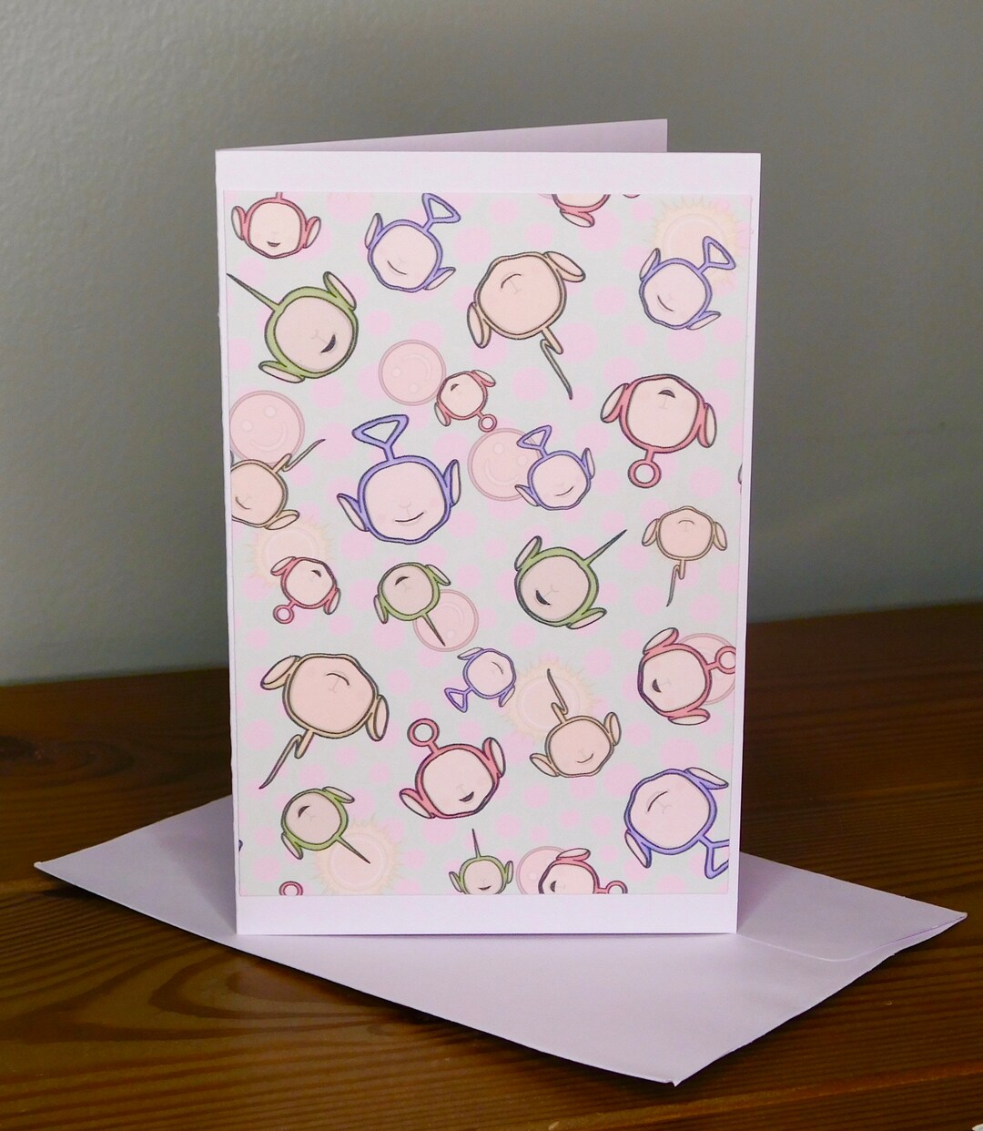 Teletubbies Inspired Greetings Card - Etsy