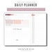 Daily to Do List, Daily Task Planner, Daily Schedule, Daily Plan, Task ...