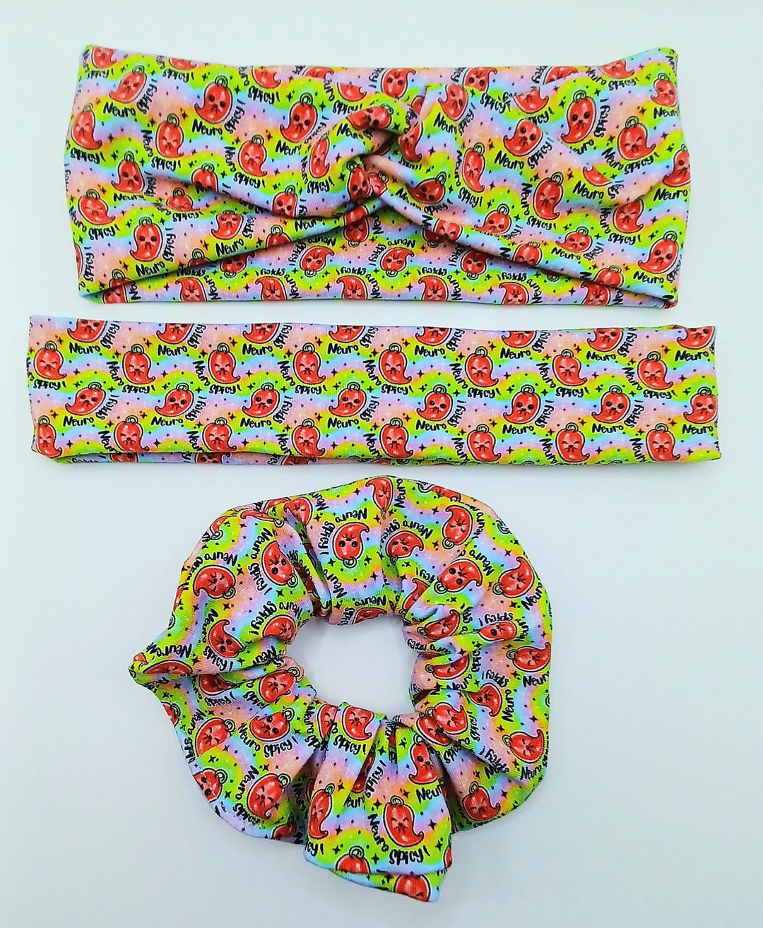Neurodiversity Neuro Spicy Rainbow Awareness and Acceptance Headband ...