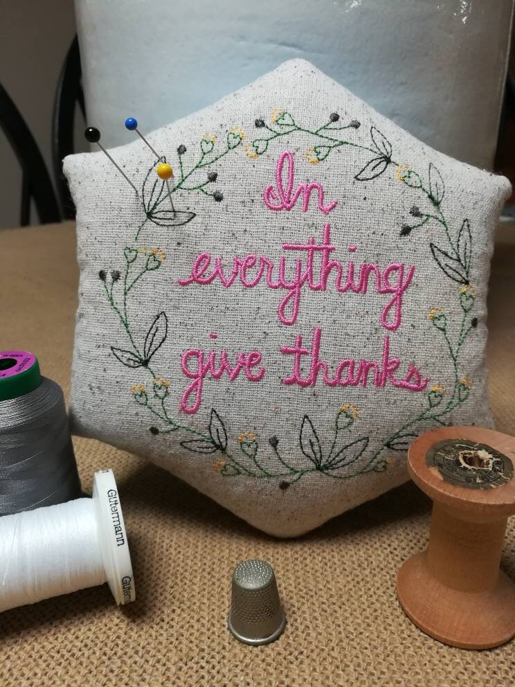 Large Size, Machine Embroidery Pin Cushion - Etsy