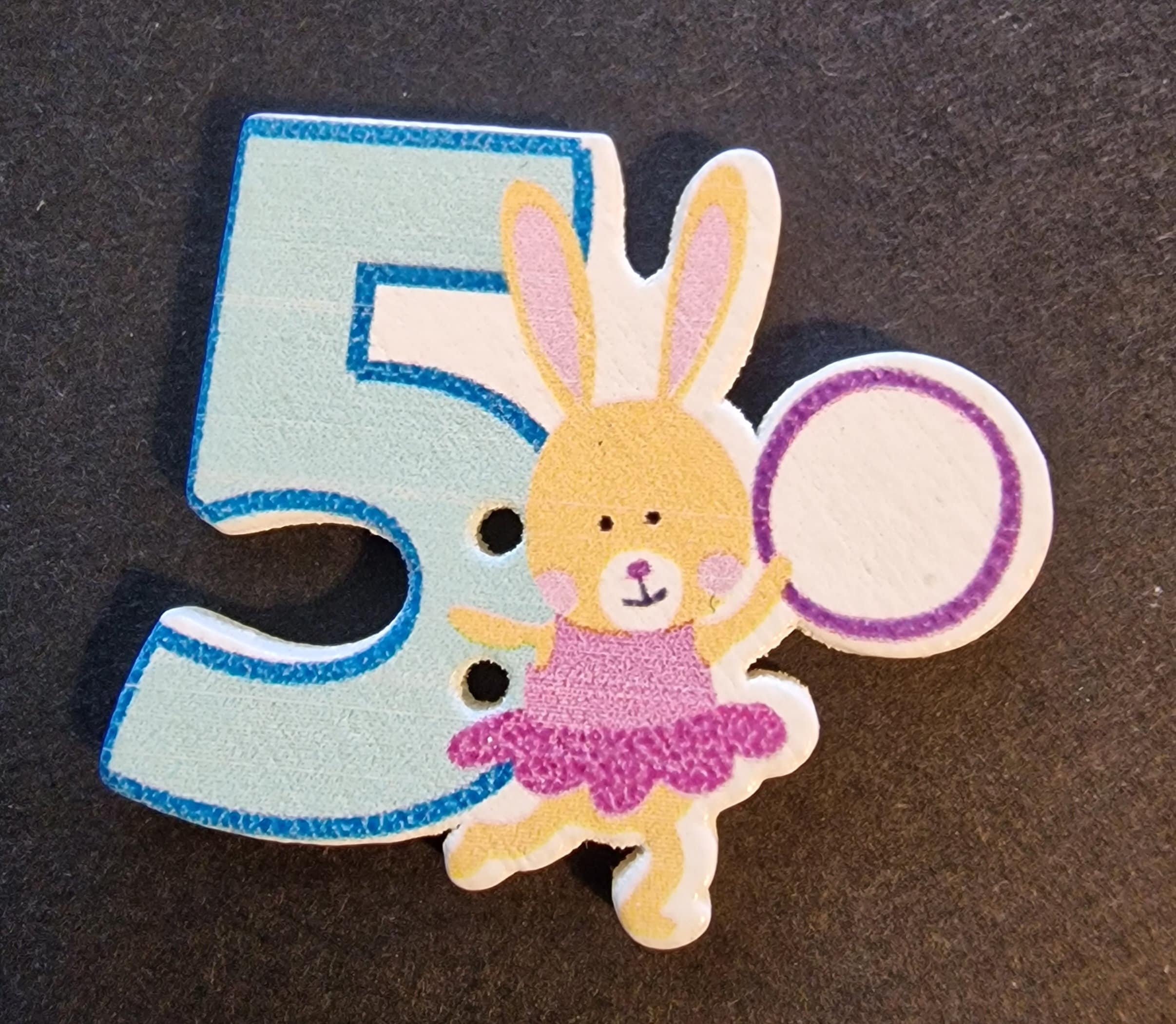 Wooden Button Numbers 0 to 9 - Etsy