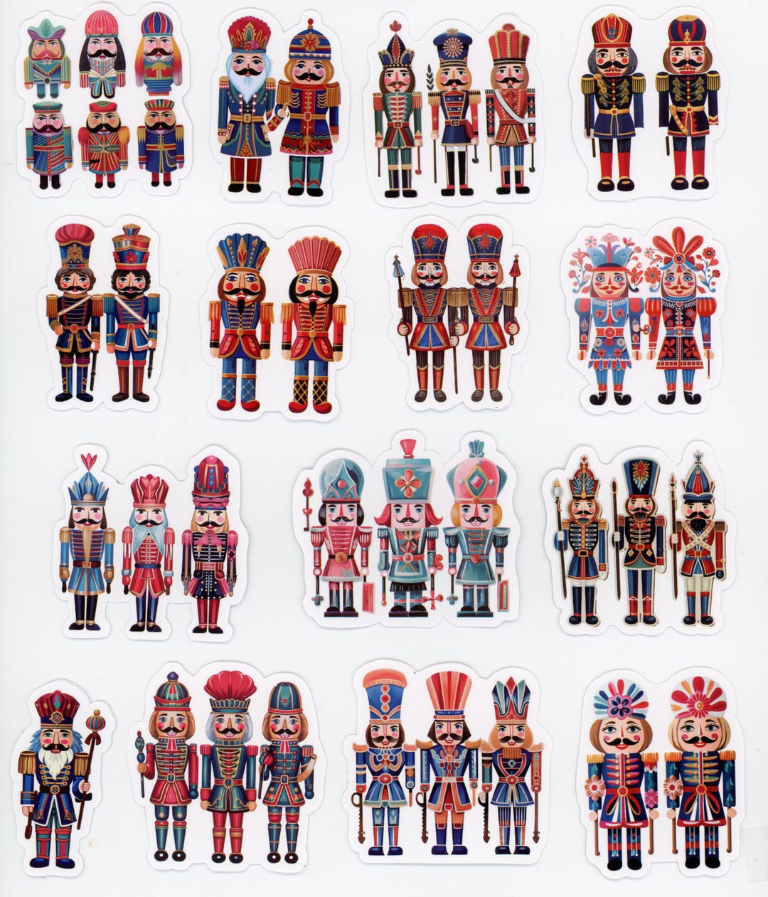 Set of 15 Nutcracker Stickers - Christmas (set 2) - Etsy