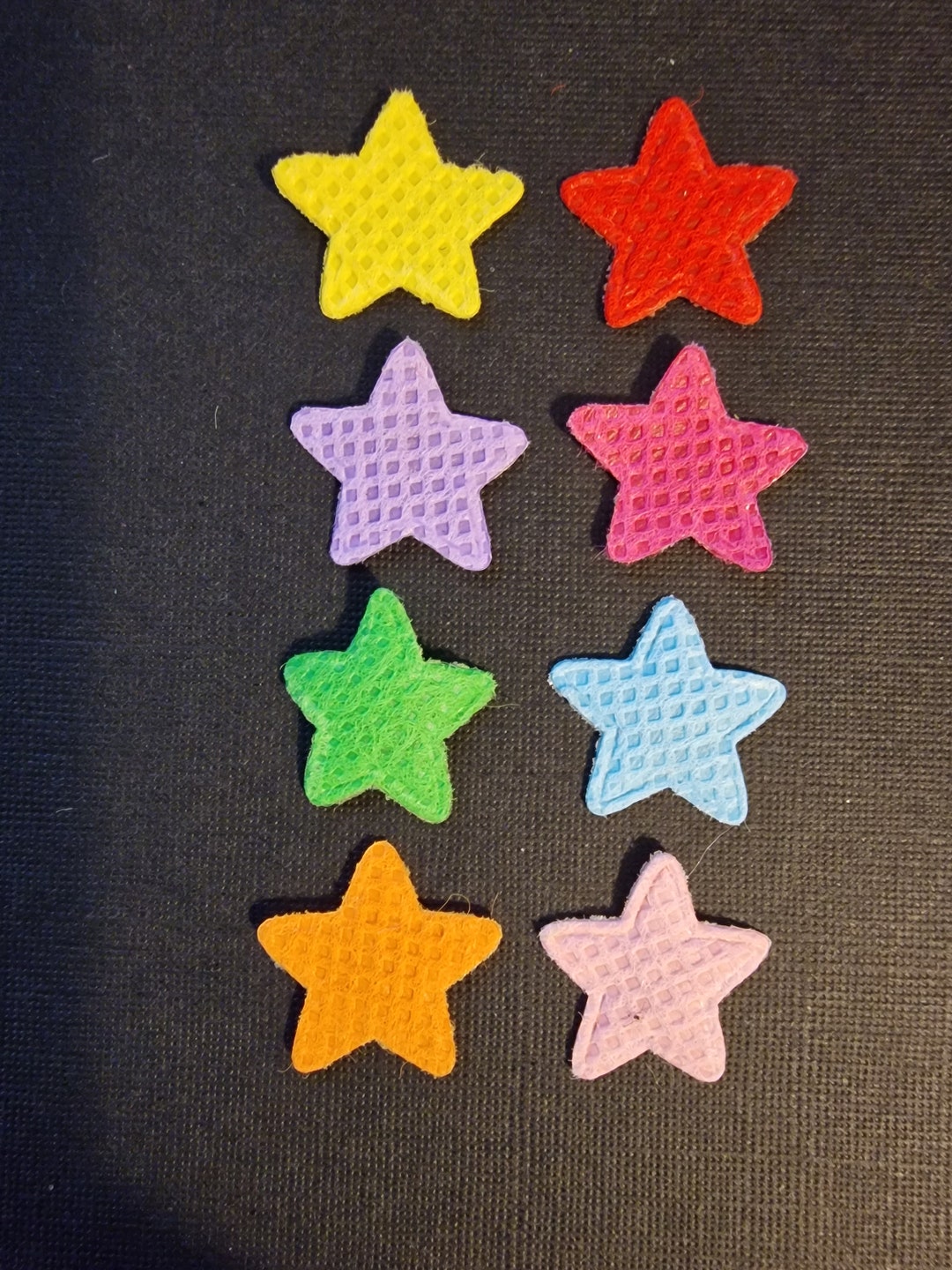 Set of 20 Multi-colored Felt Stars - Etsy