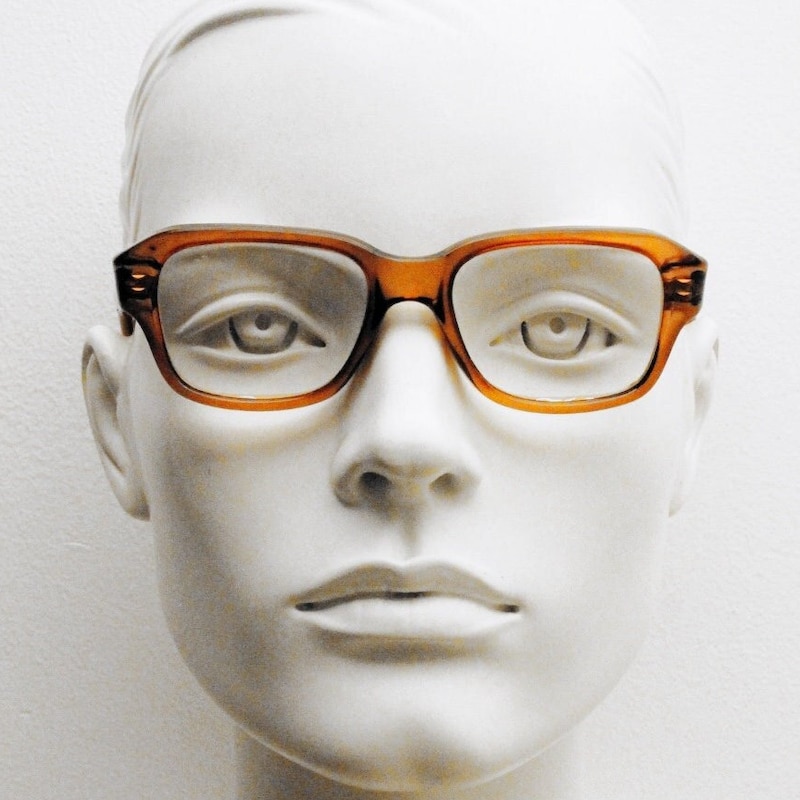 Mens Honey Eyeglasses - Etsy UK